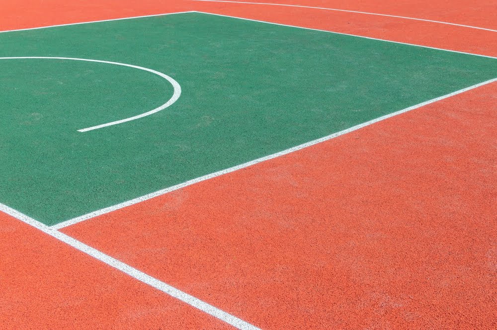 Utah Basketball Court Color: Lines, Accents, Property Value | Courts ...